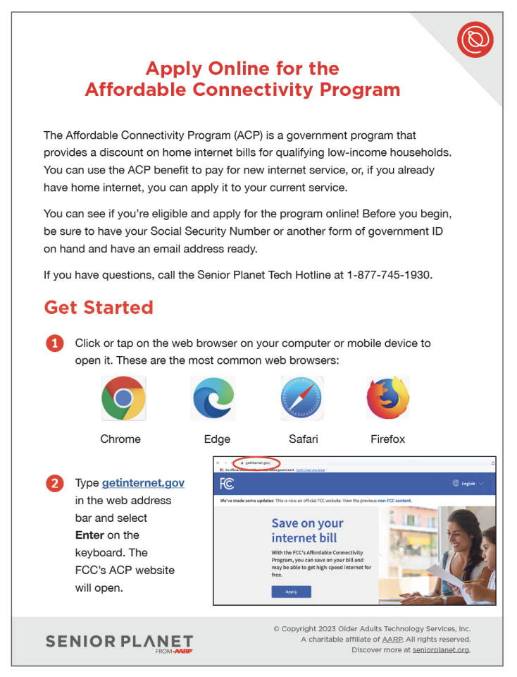 Save Money on Internet - Senior Planet from AARP